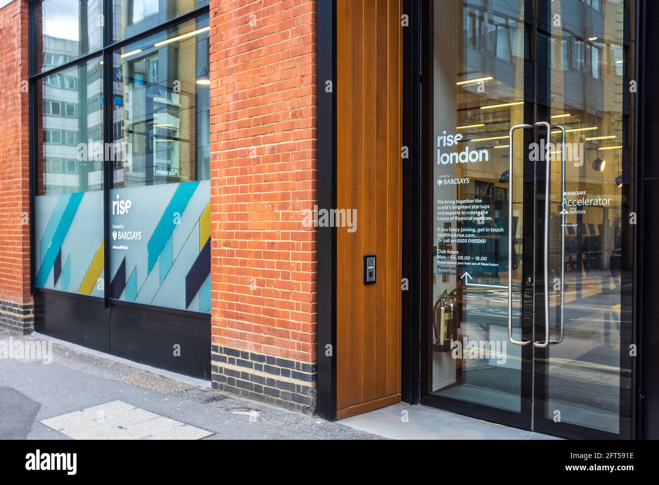 RISE London in Shoreditch. London Fintech. Barclays Rise program brings ...