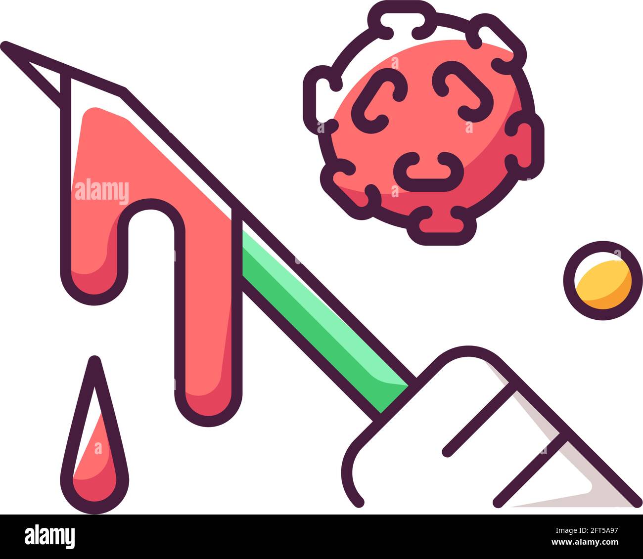 Blood RGB color icon Stock Vector Image & Art - Alamy
