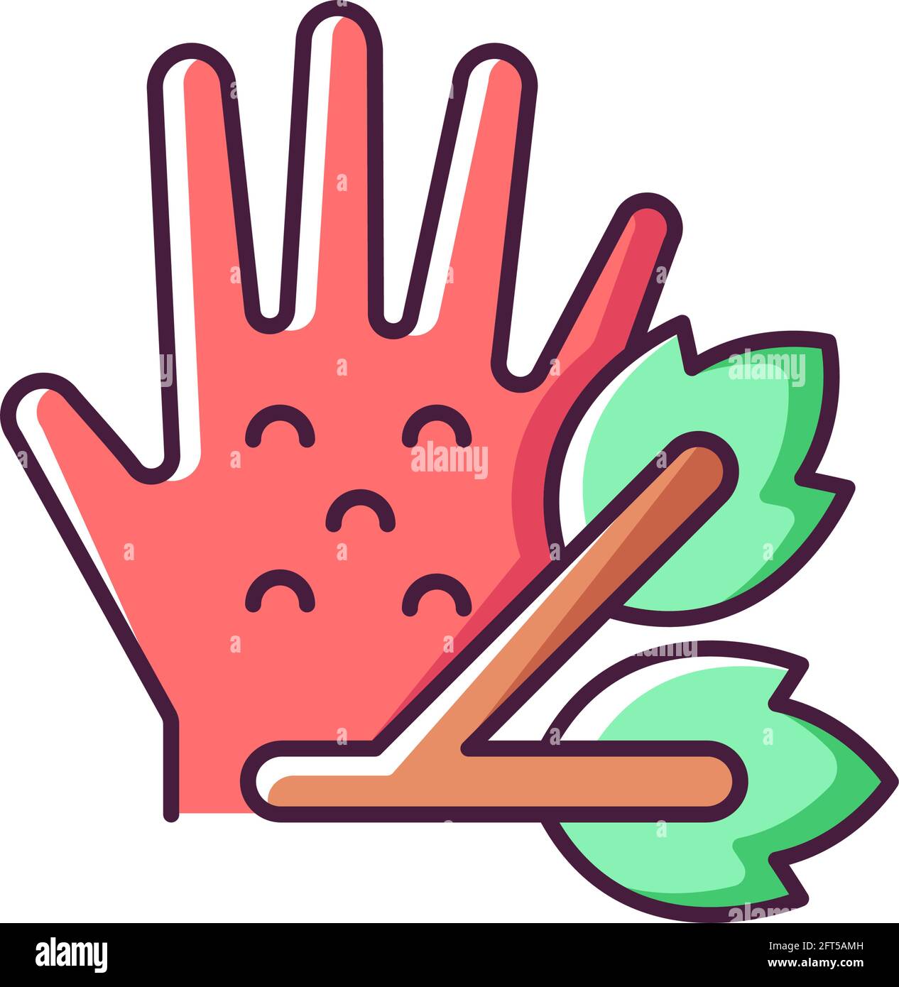 Plants RGB color icon Stock Vector Image & Art - Alamy