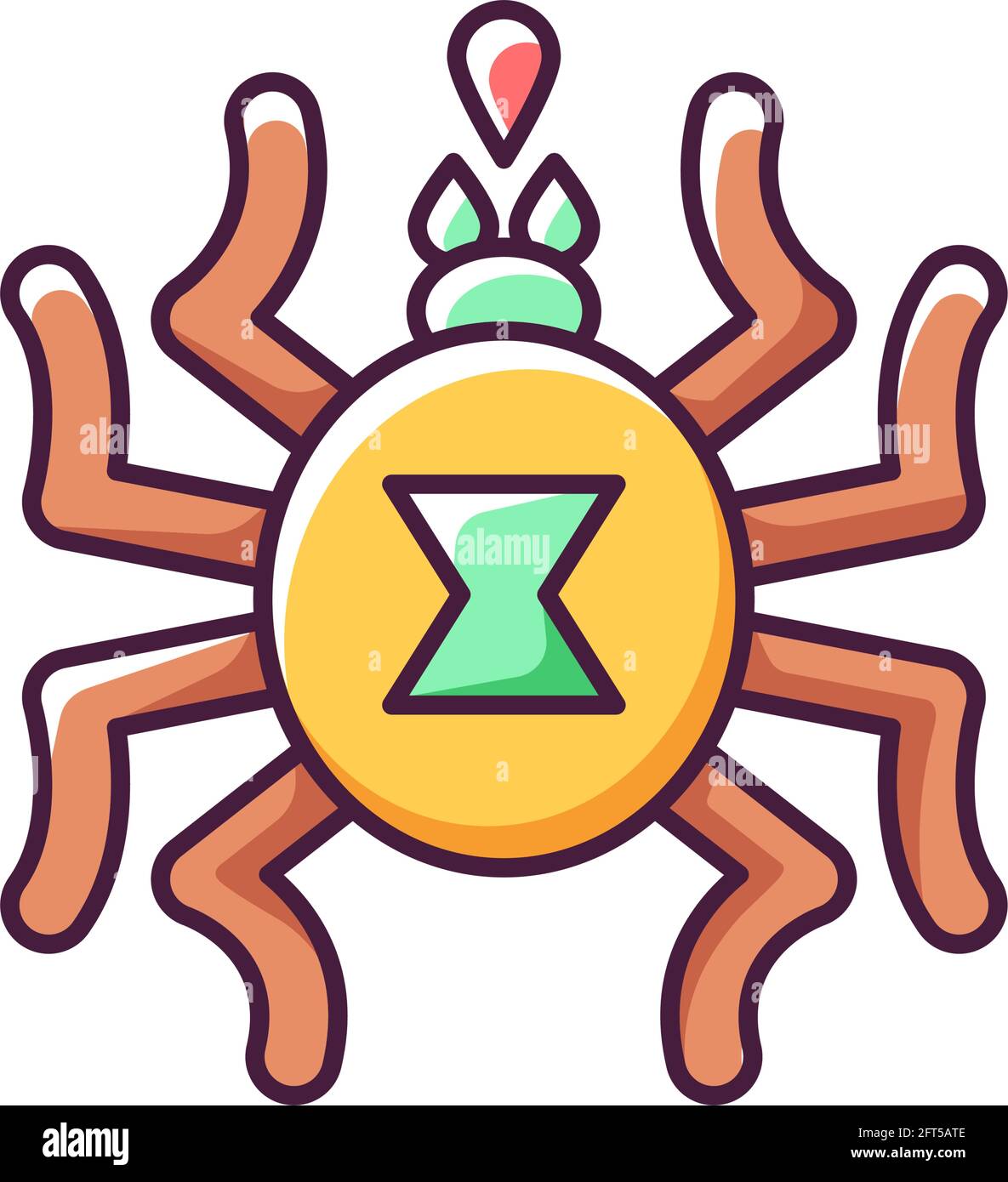 Venomous insects RGB color icon Stock Vector Image & Art - Alamy