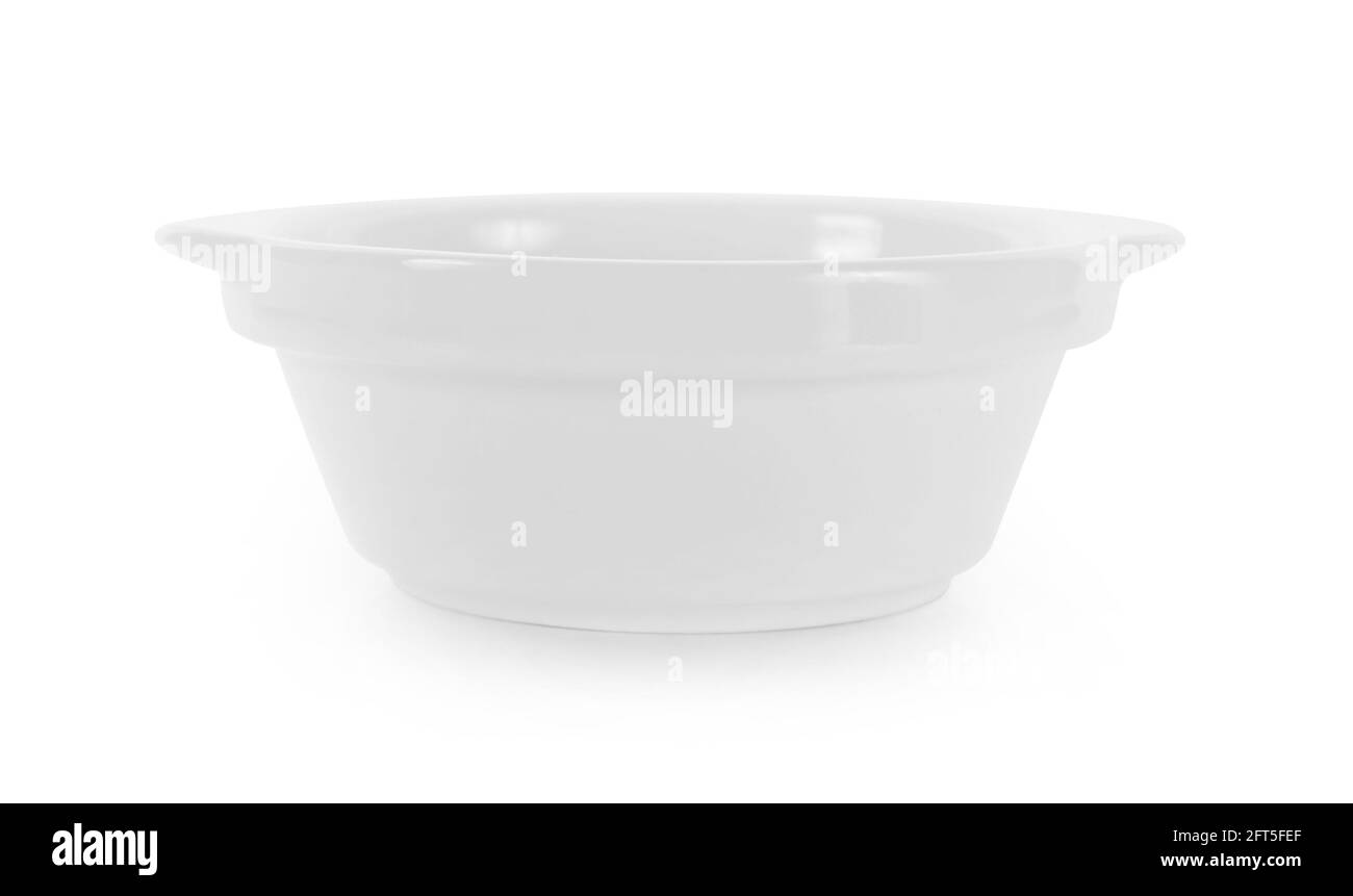 empty bowl isolated on white background Stock Photo - Alamy