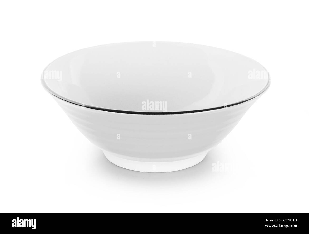 empty bowl isolated on white background Stock Photo - Alamy