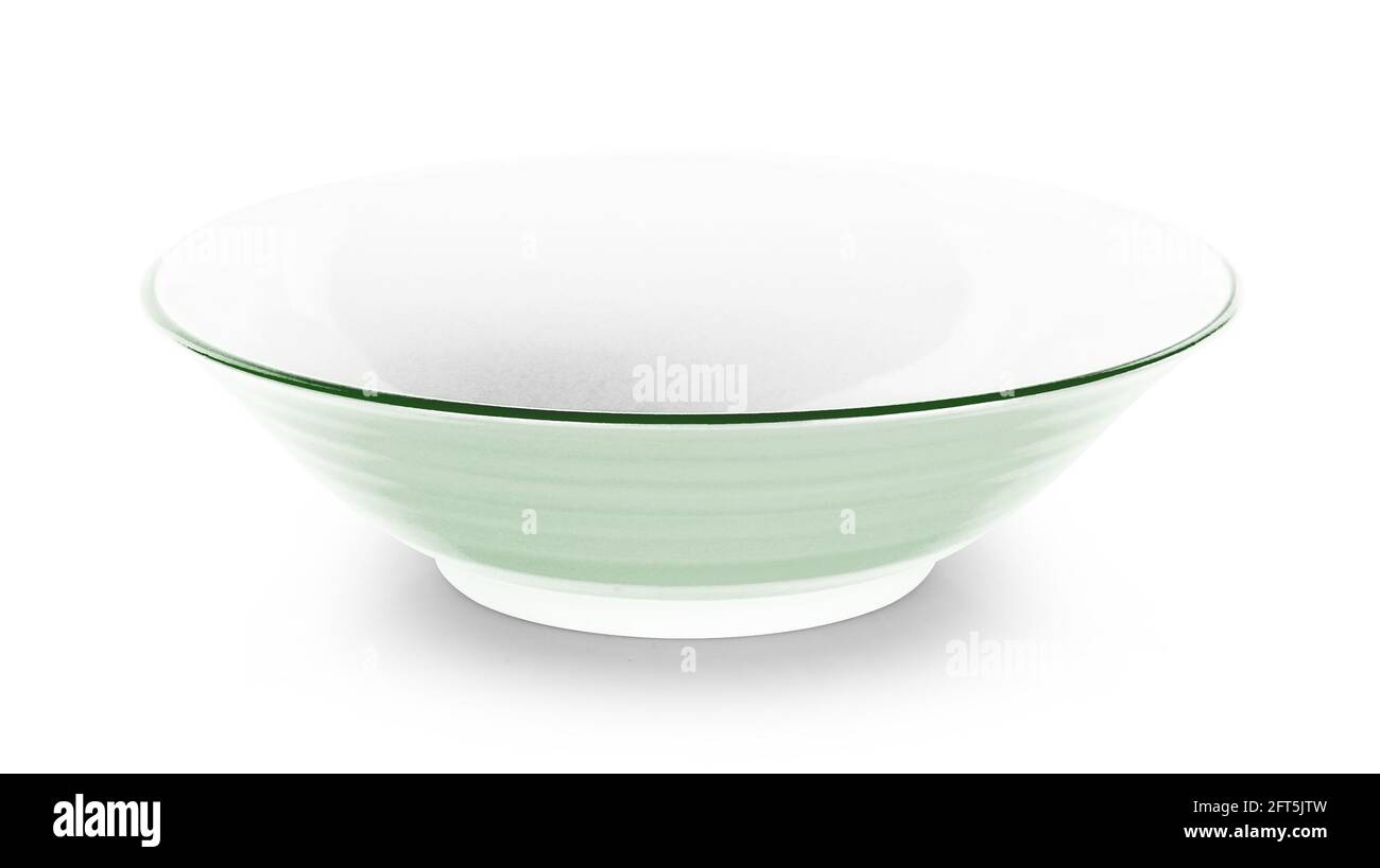 empty bowl isolated on white background Stock Photo - Alamy