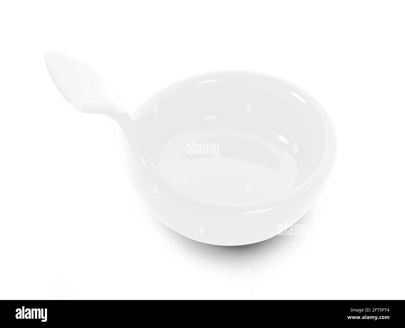 empty bowl isolated on white background Stock Photo - Alamy