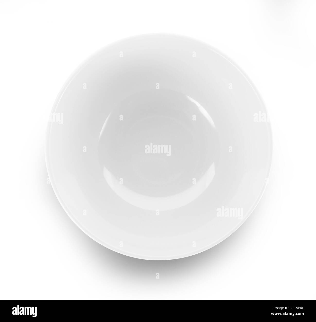 empty bowl isolated on white background Stock Photo - Alamy