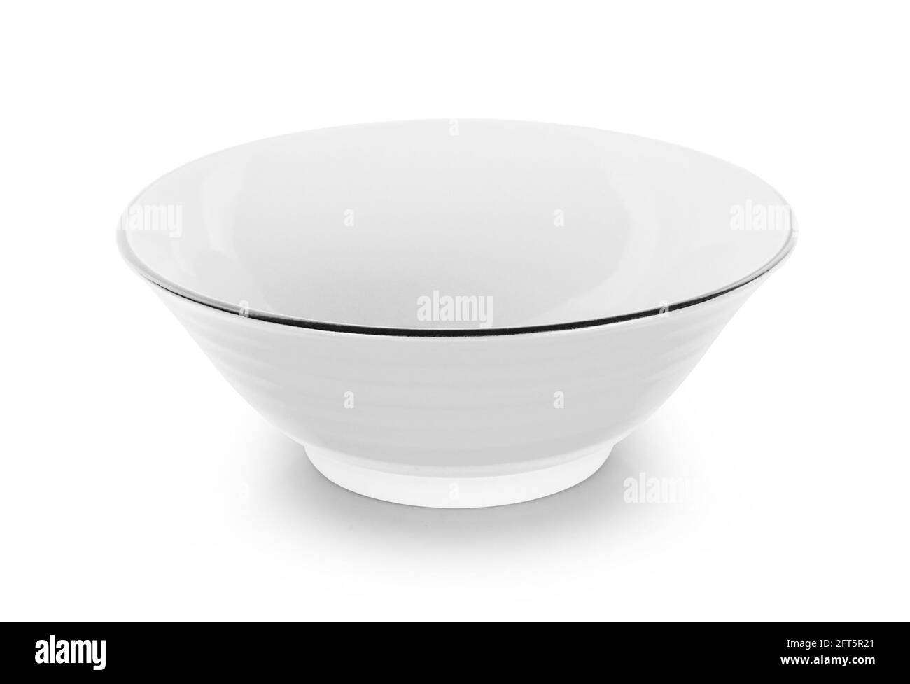 empty bowl isolated on white background Stock Photo - Alamy