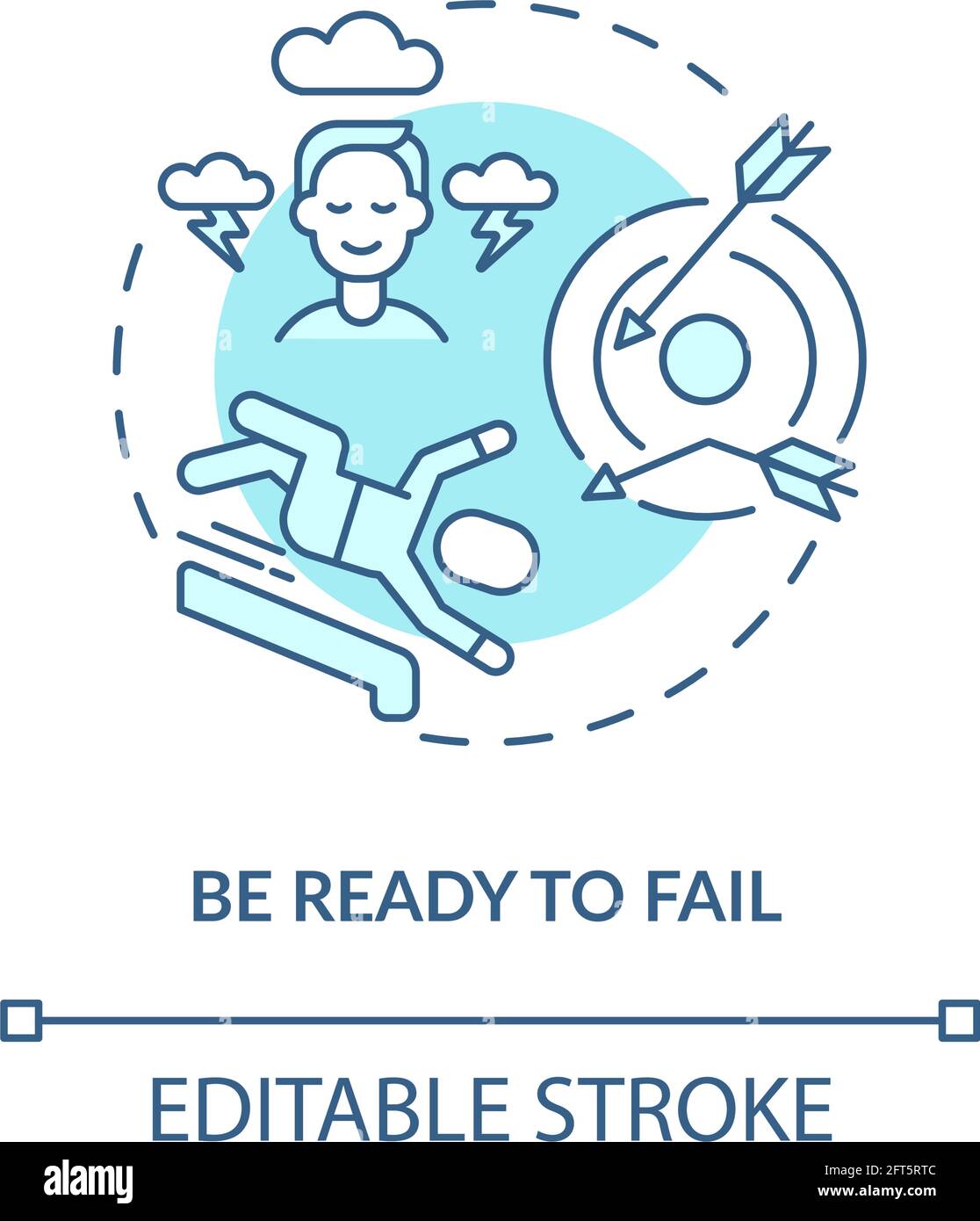 Personal failure Stock Vector Images - Alamy