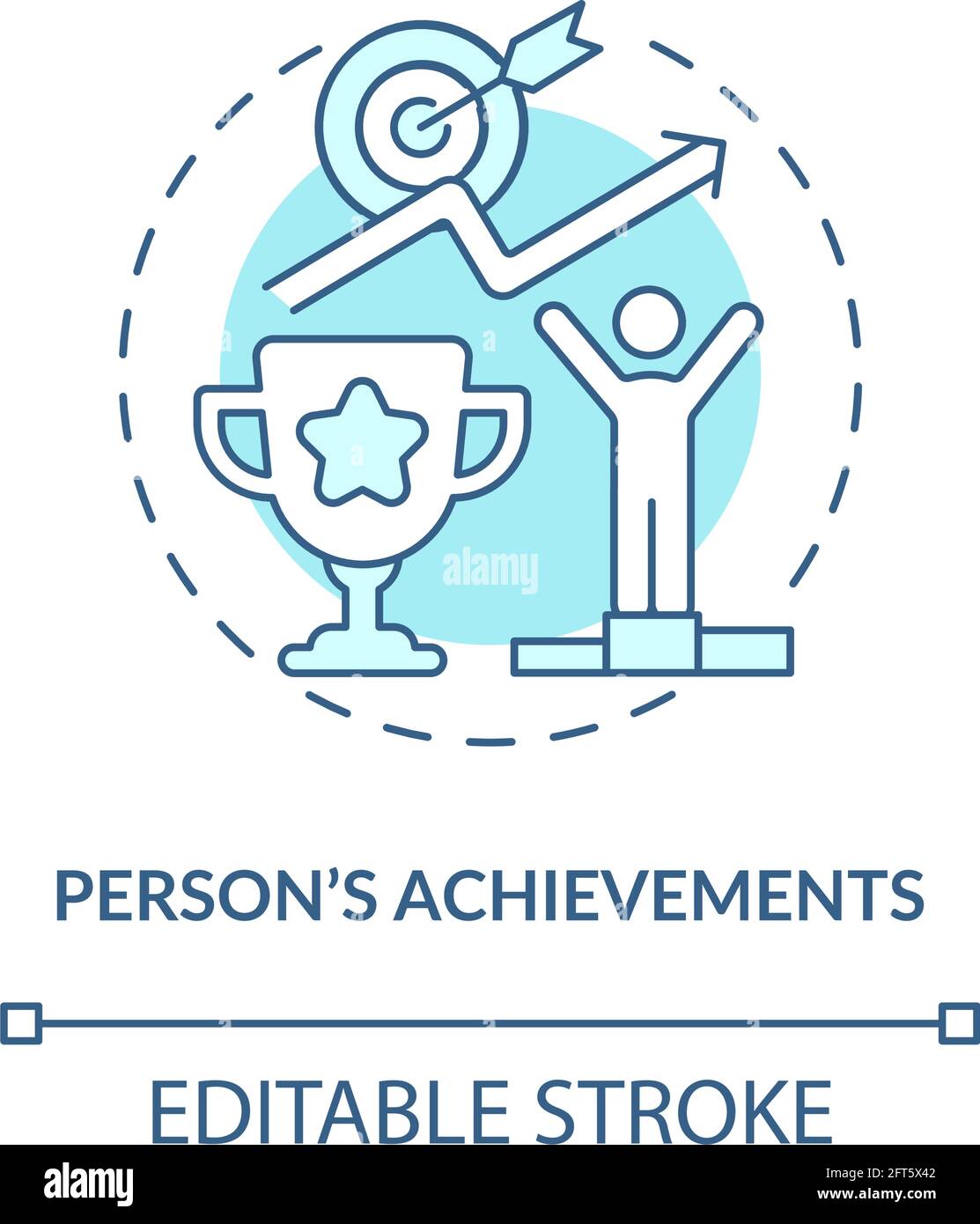 Compassion or outstanding personal achievements Stock Vector Images - Alamy