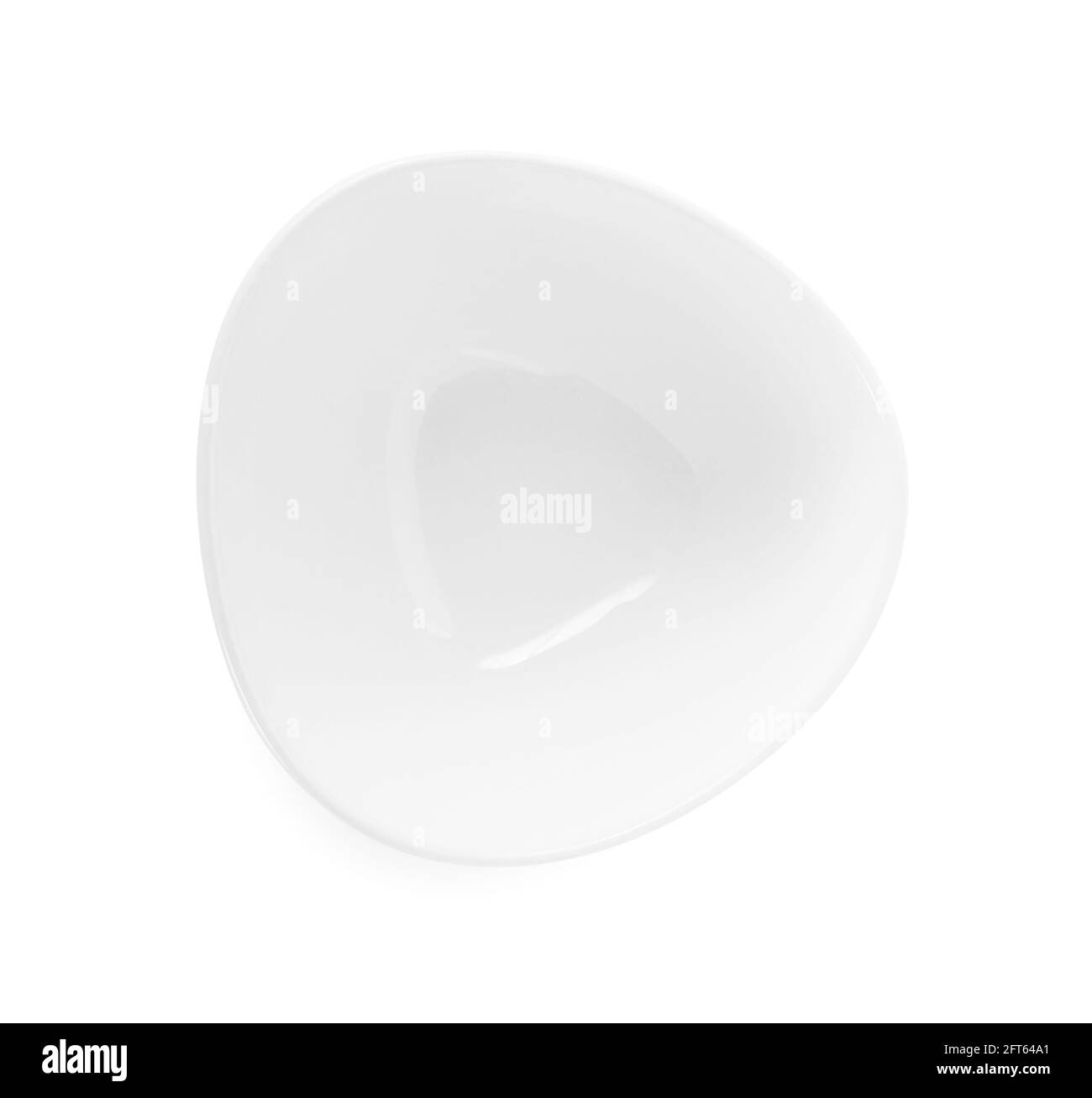 empty white bowl isolated on white background Stock Photo - Alamy