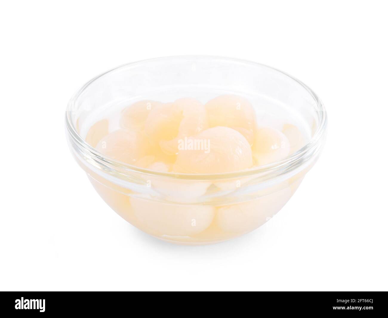 Longan syrup in glass on white background Stock Photo - Alamy