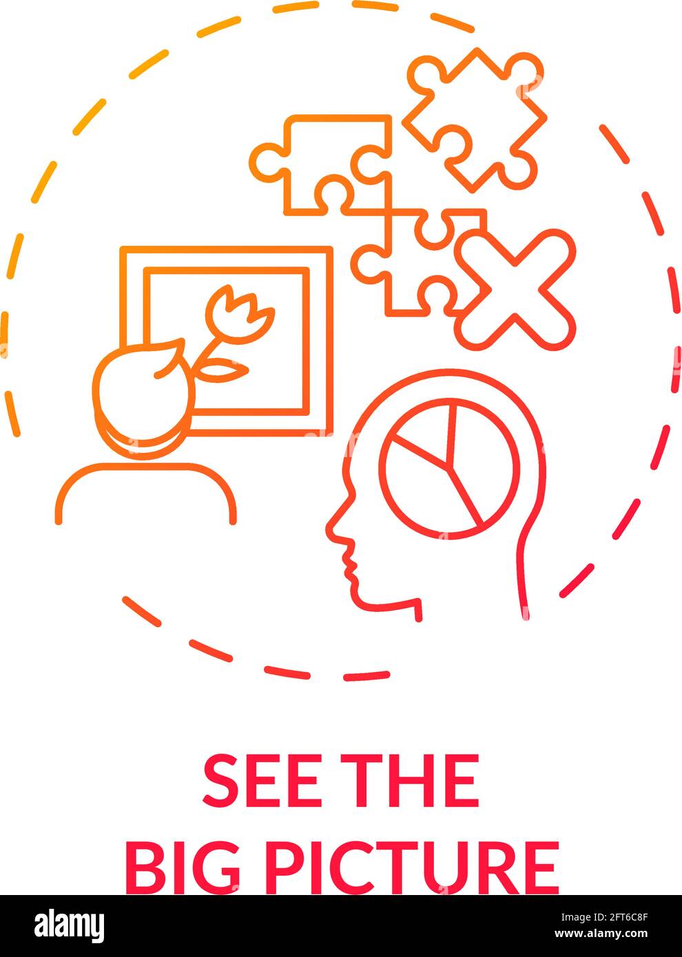 See big picture red gradient concept icon Stock Vector Image & Art - Alamy