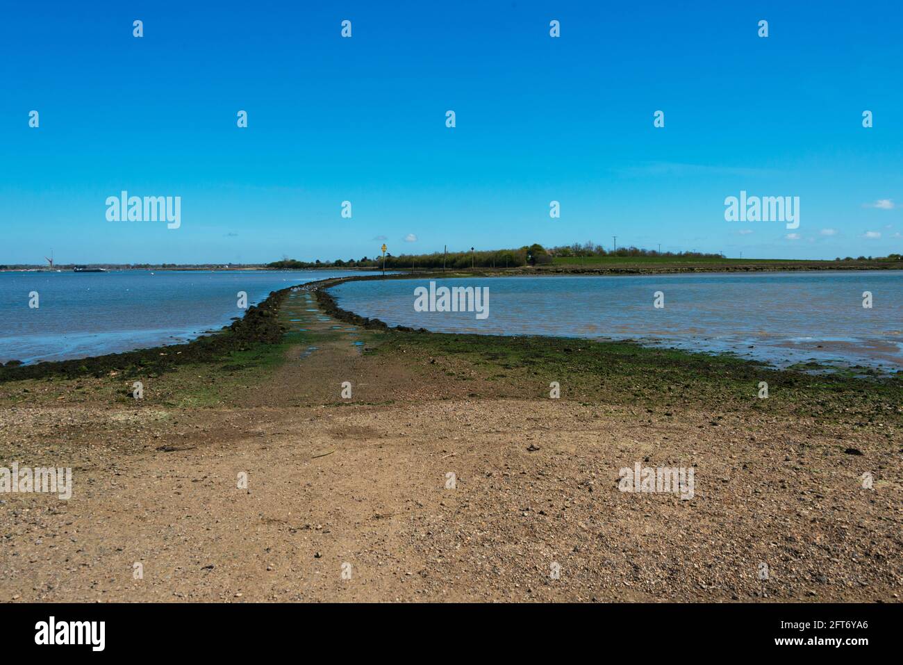 Causeway to Northey Island, Essex, UK Stock Photo - Alamy