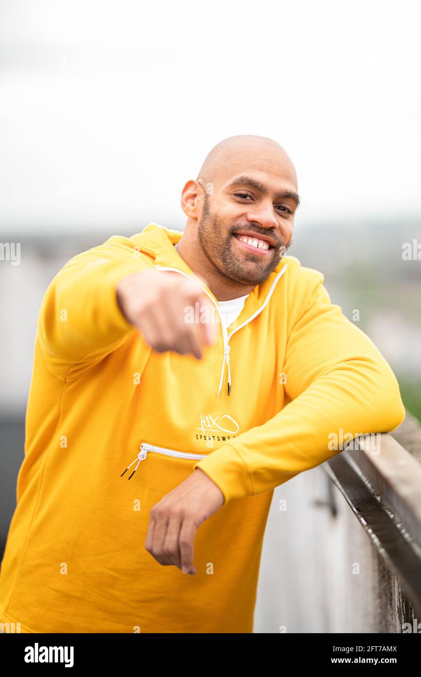 Hamburg, Germany. 21st May, 2021. Kasim Edebali, American football pro ...