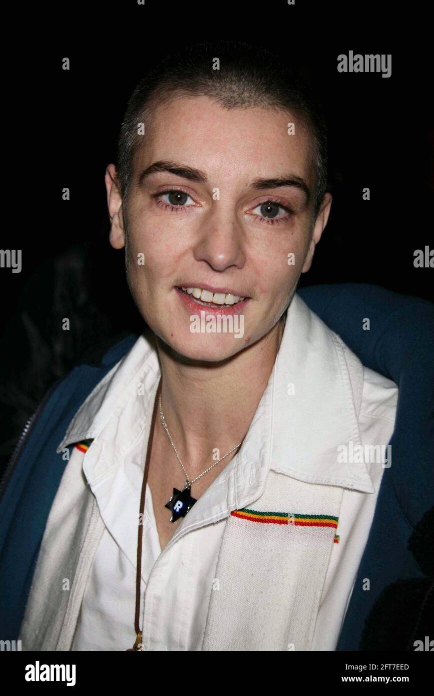 Sinead O'Connor at the "Late Show with David Letterman" stage door at ...