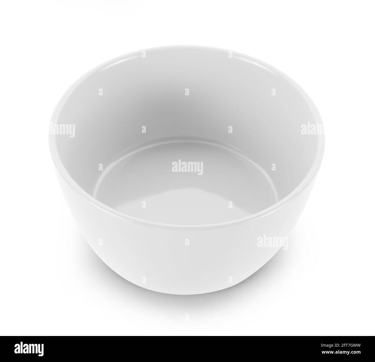 empty bowl isolated on white background Stock Photo - Alamy