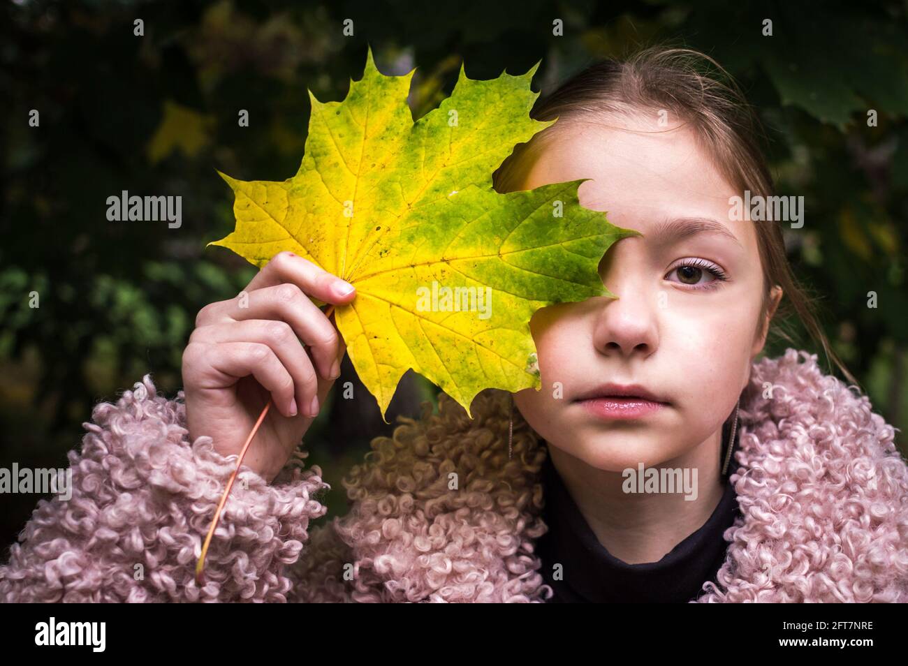 Teen autumn leaf hi-res stock photography and images - Alamy