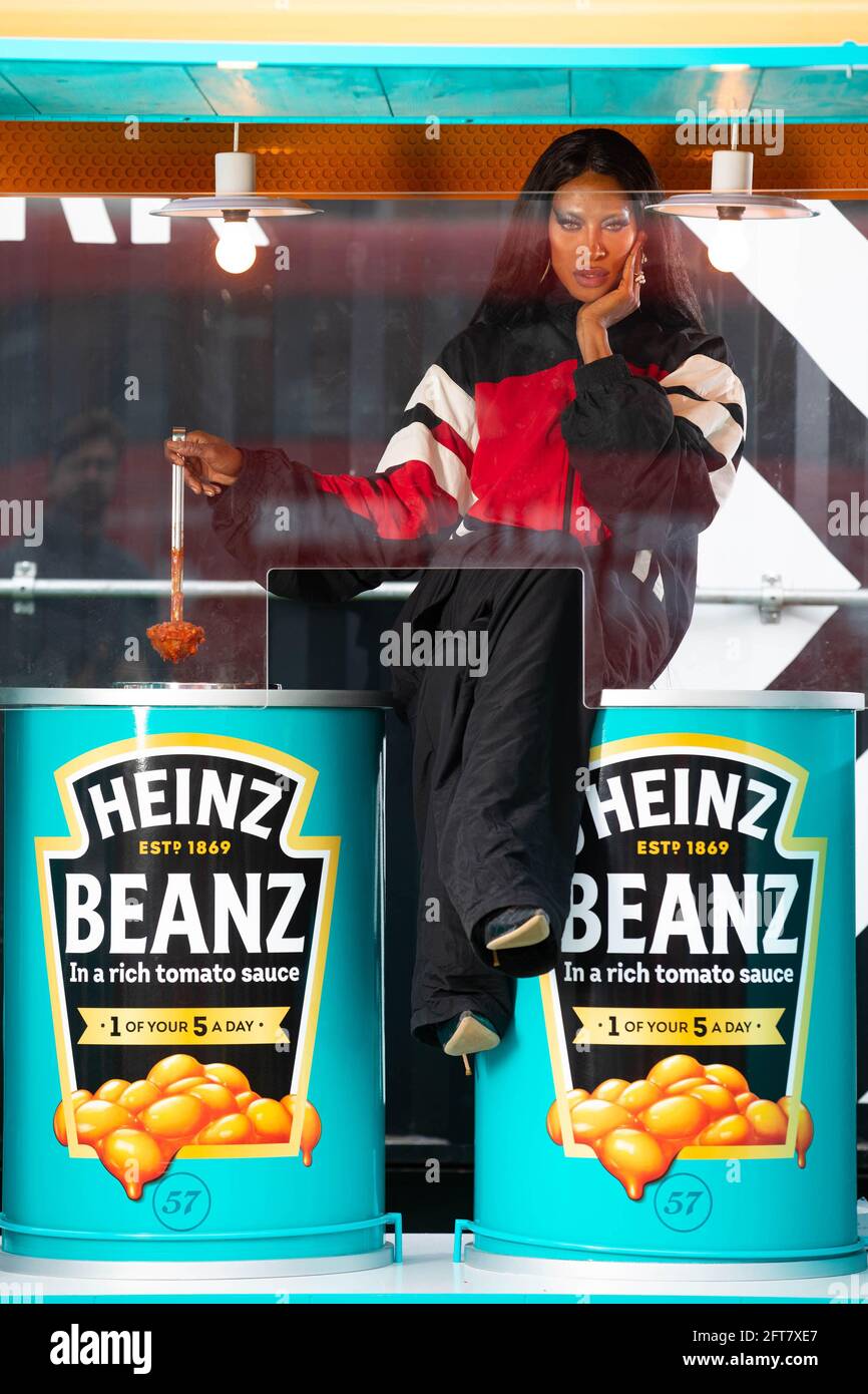 EDITORIAL USE ONLY Drag Race UK finalist Tayce, who is a self-confessed fan of beans on toast ...