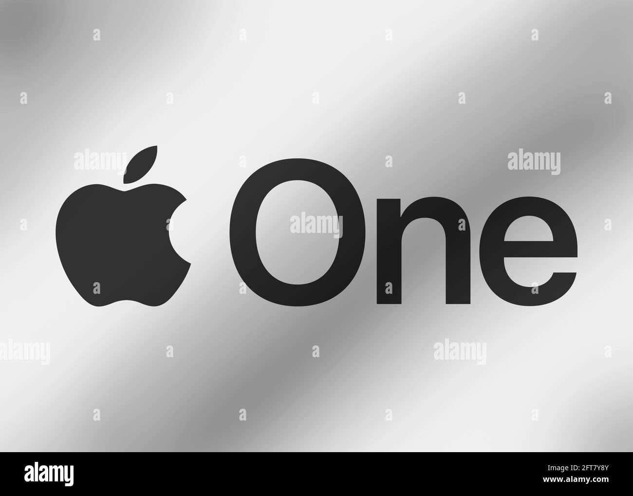 Apple one logo hi-res stock photography and images - Alamy