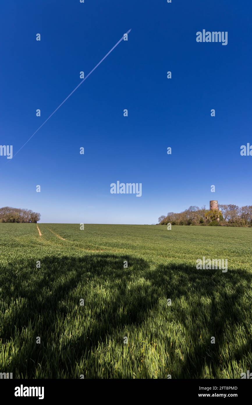 Racton Ruins is a folly on a hill in Racton near Chichester, West ...