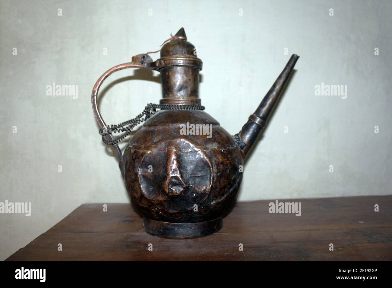 Closeup shot of old kitchen things in the museum Stock Photo - Alamy