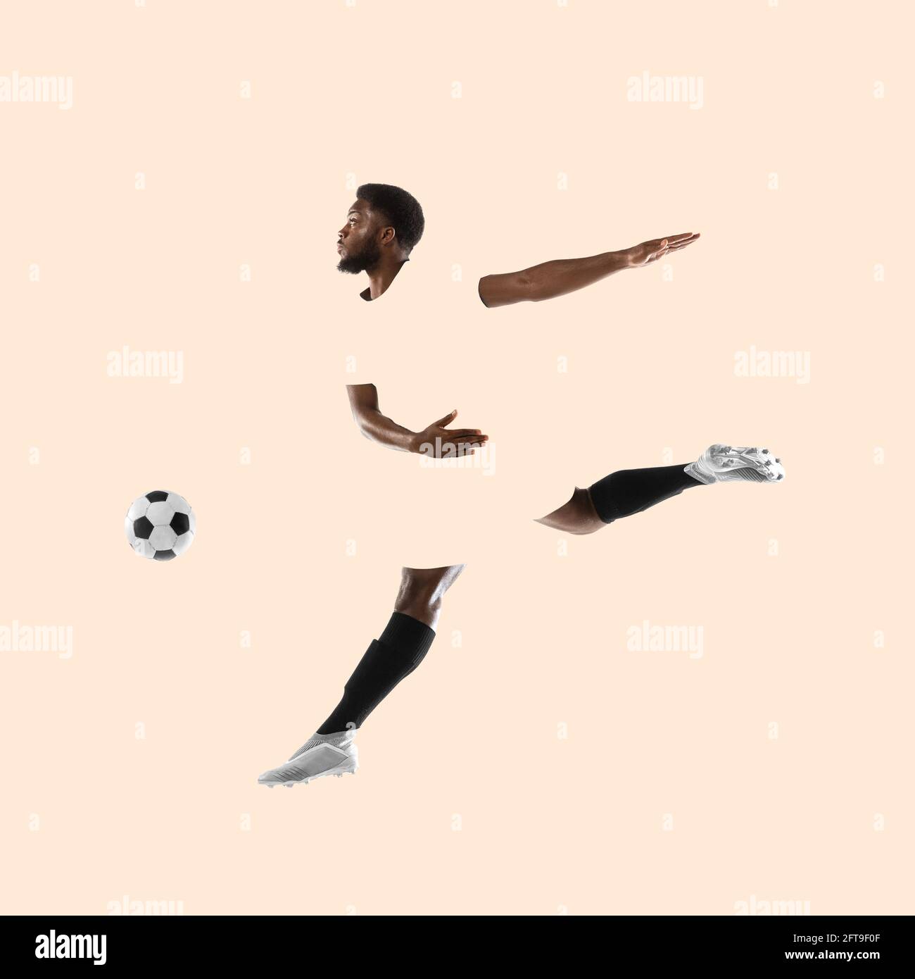 Modern design, contemporary art collage. Inspiration, idea, trendy ...