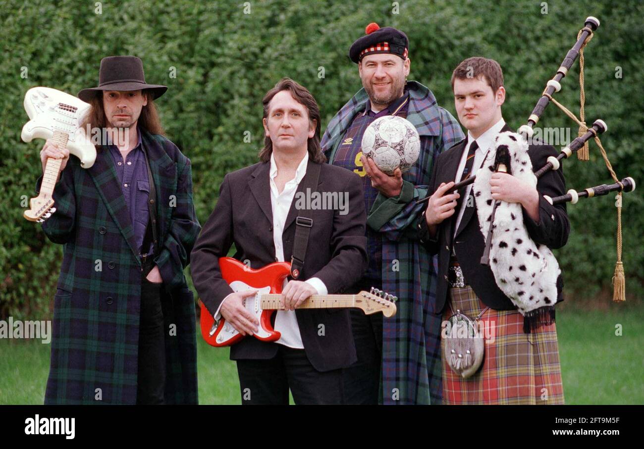 Derek William Dick, better known as Fish with piper Simon McKerrell ...