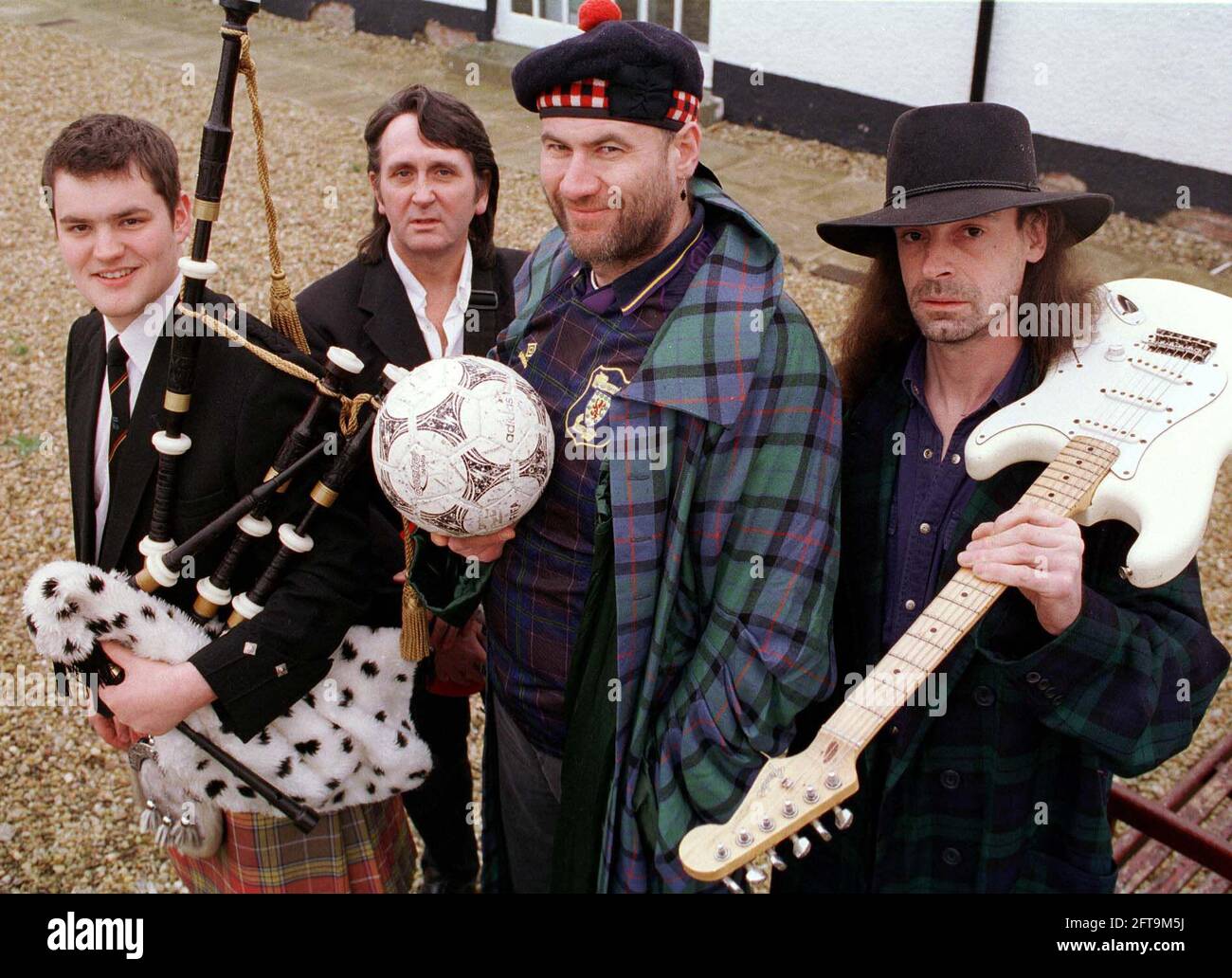 Derek William Dick, better known as Fish with piper Simon McKerrell ...