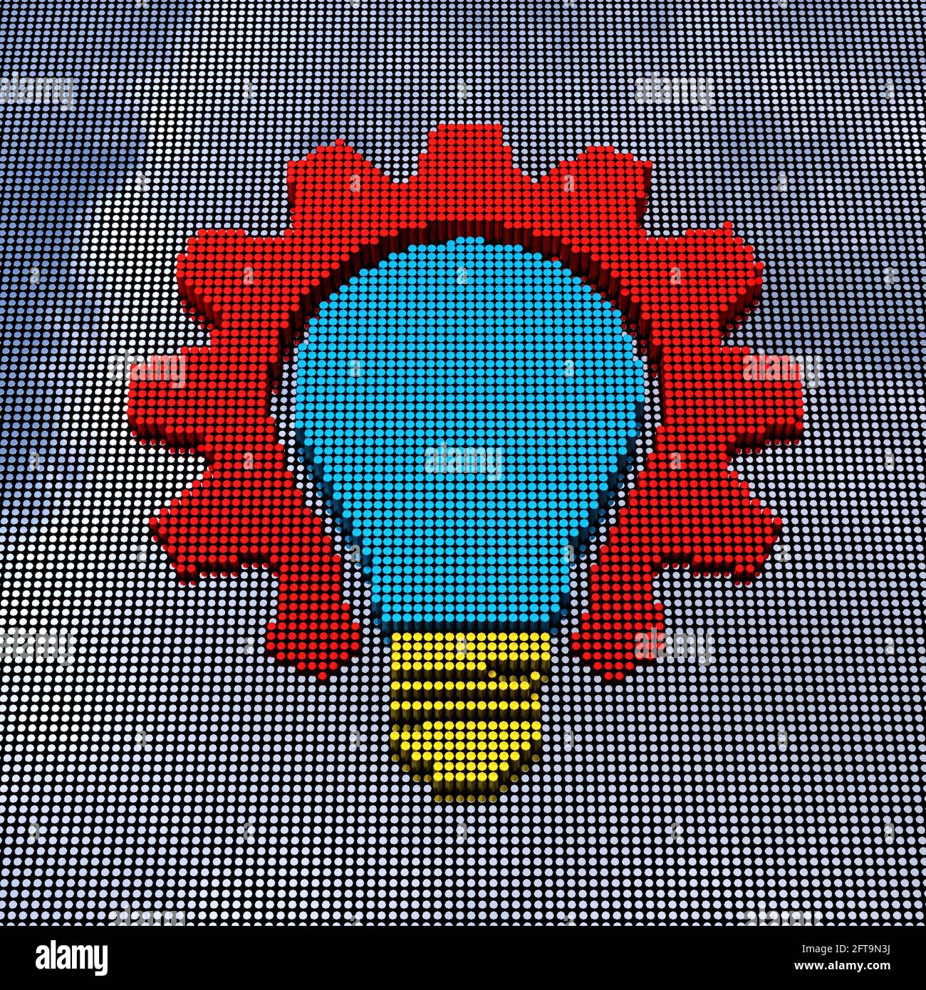 Pixel bulb hi-res stock photography and images - Alamy