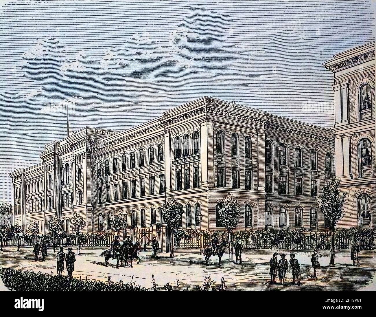 Artillery school and engineering school in Charlottenburg, Berlin ...