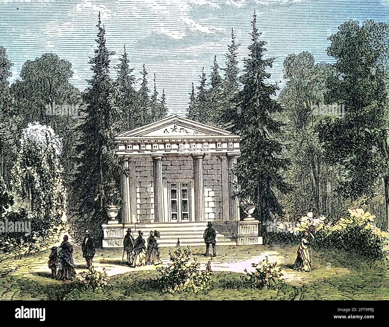 The mausoleum of Charlottenburg, Berlin, Germany, built in 1810, in ...