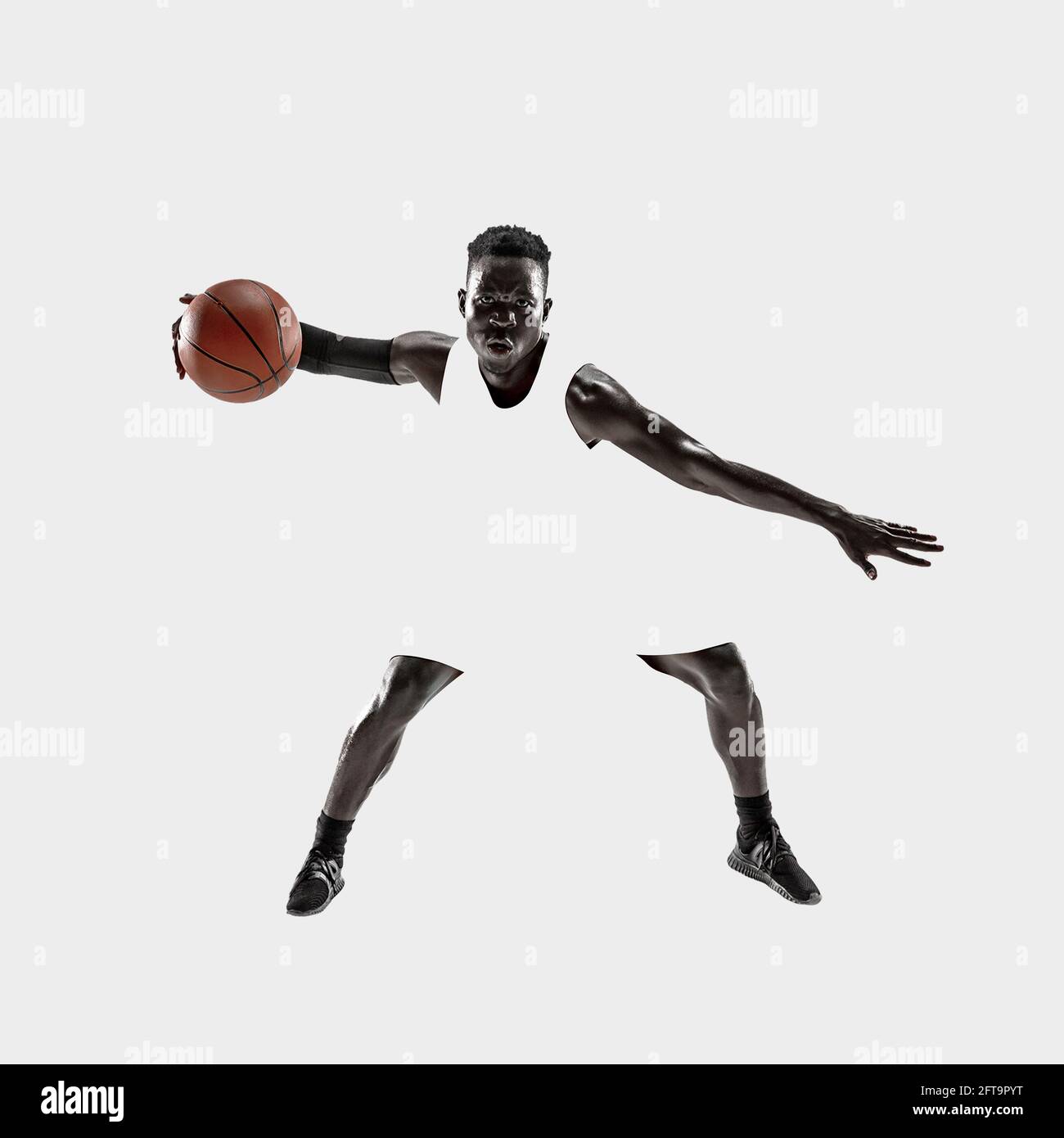 Modern design, contemporary art collage. Inspiration, idea, trendy ...