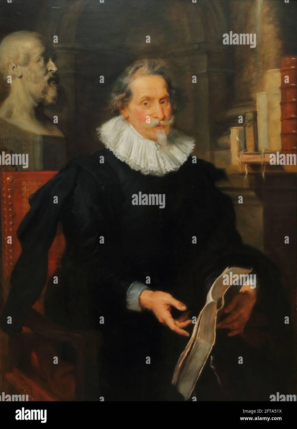 Portrait of Ludovicus Nonnius by Flemish Baroque painter Peter Paul ...