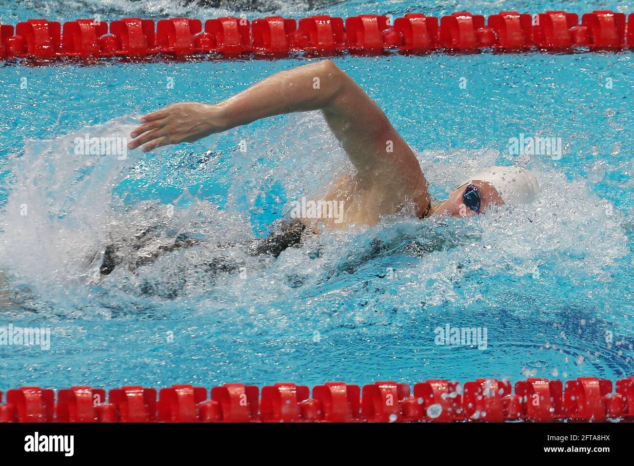 Marie Wattel of France, Series 100 m Freestyle during the 2021 LEN ...
