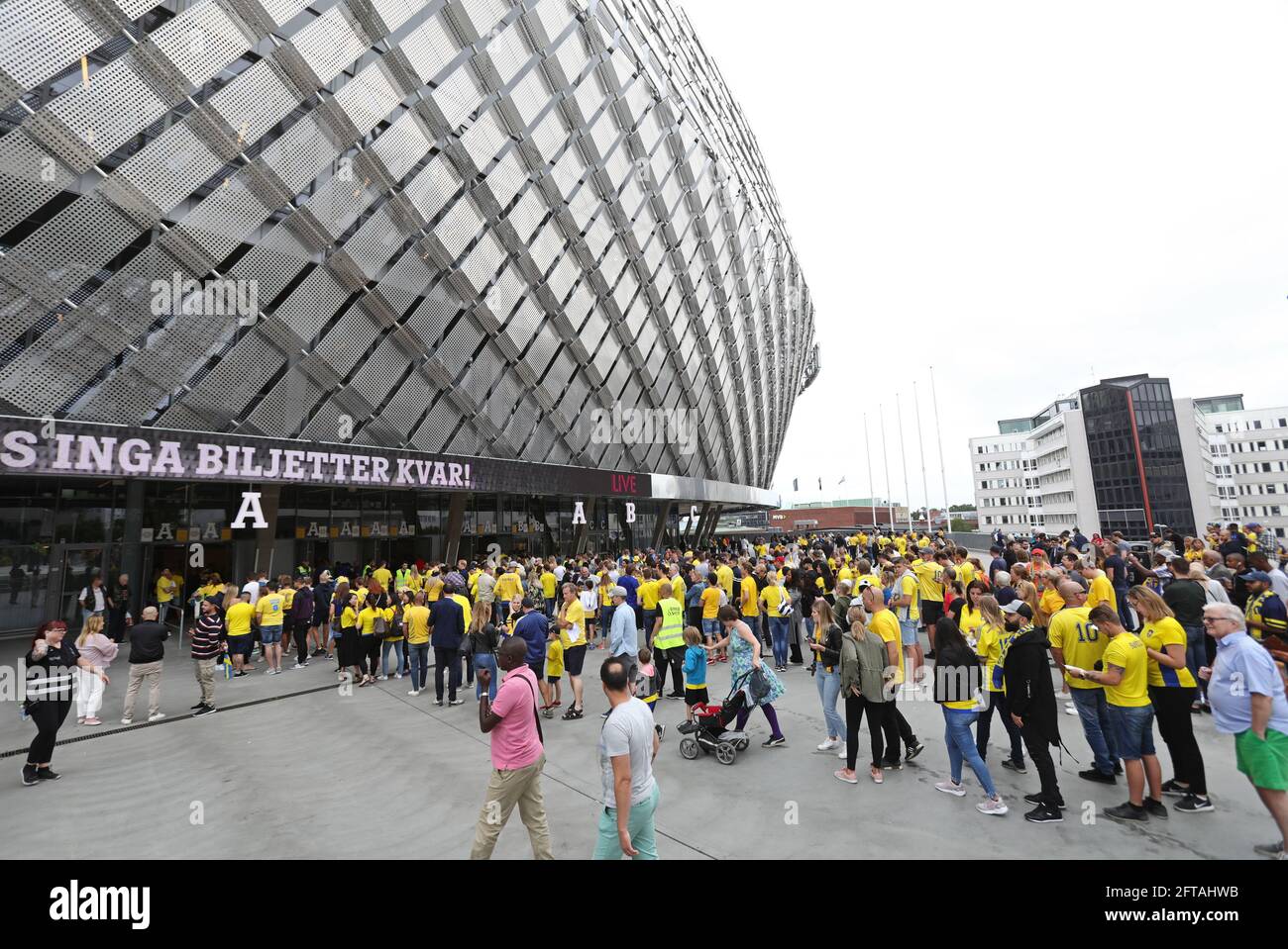 Swedish football supporters hi-res stock photography and images - Alamy
