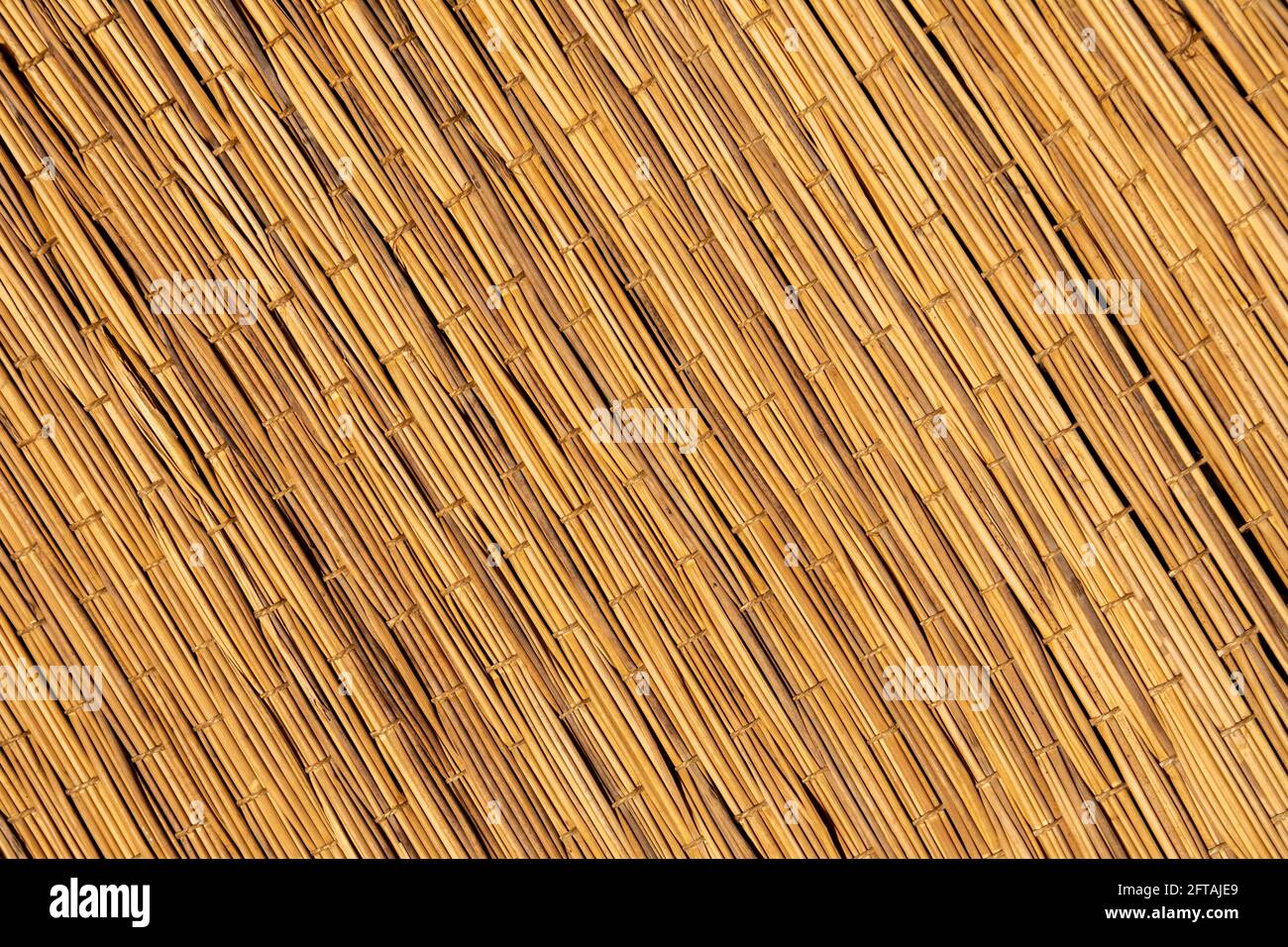 Woven straw texture. Handmade woven rug. flaxen weaving yellow mesh ...