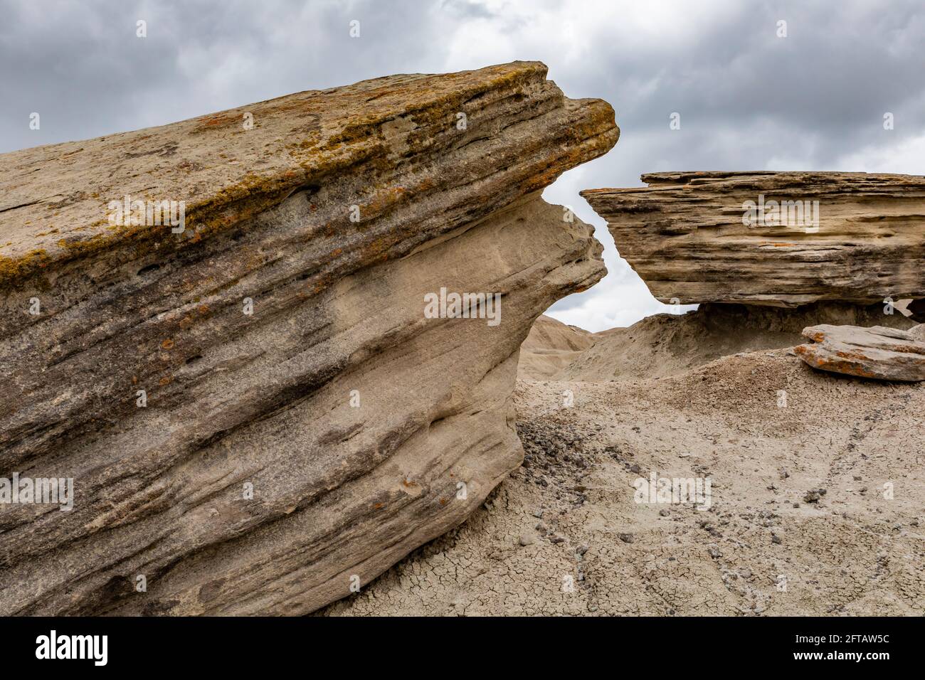 Toadstool Geologic Park, Oglala National Grassland, Nebraska, USA Stock ...