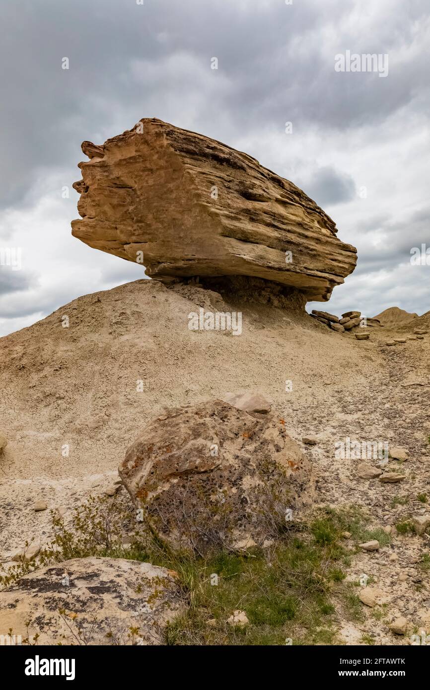 Toadstool Geologic Park, Oglala National Grassland, Nebraska, USA Stock ...