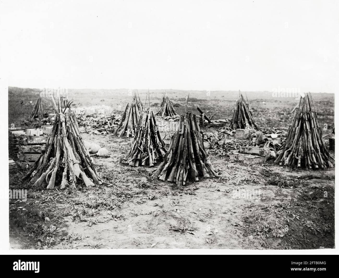 World War One, WWI, Western Front - Clearing up a battlefield and ...