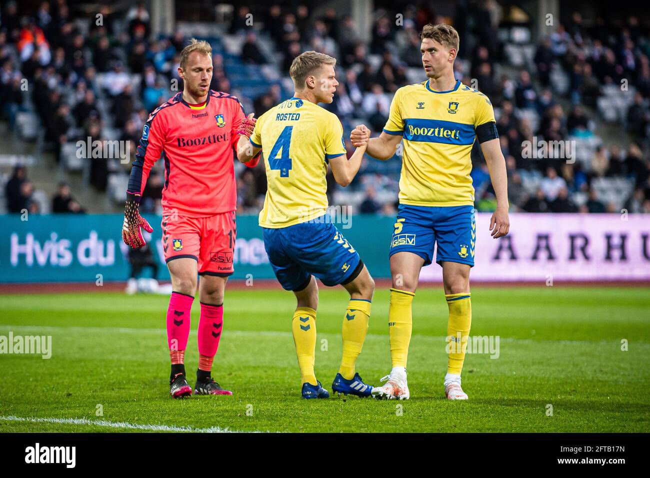 Aarhus, Denmark. 20th May, 2021. Sigurd Rosted (4) and Andreas Maxso (5 ...