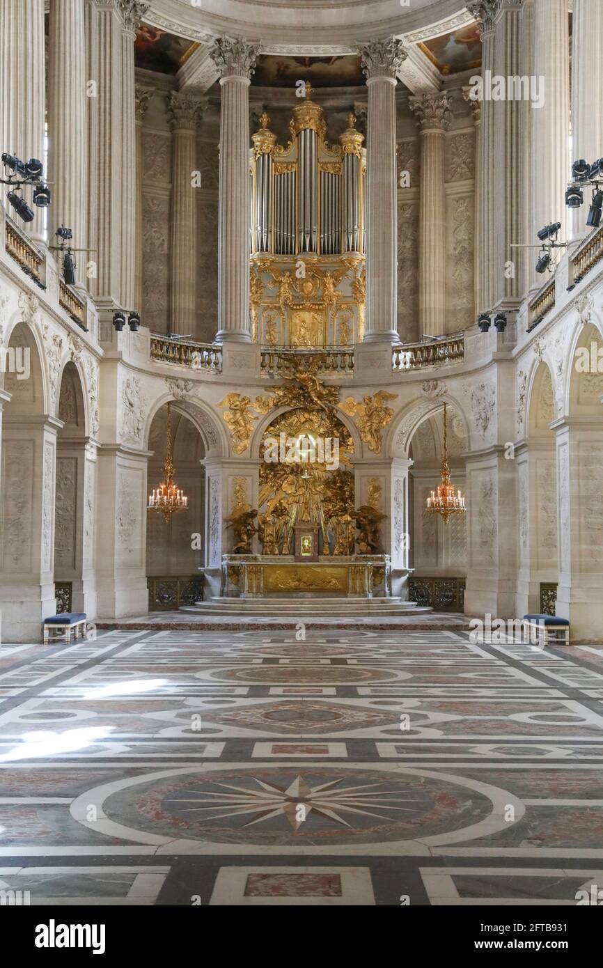 REOPENING CHAPELLE ROYALE, PALACE OF VERSAILLES Stock Photo - Alamy