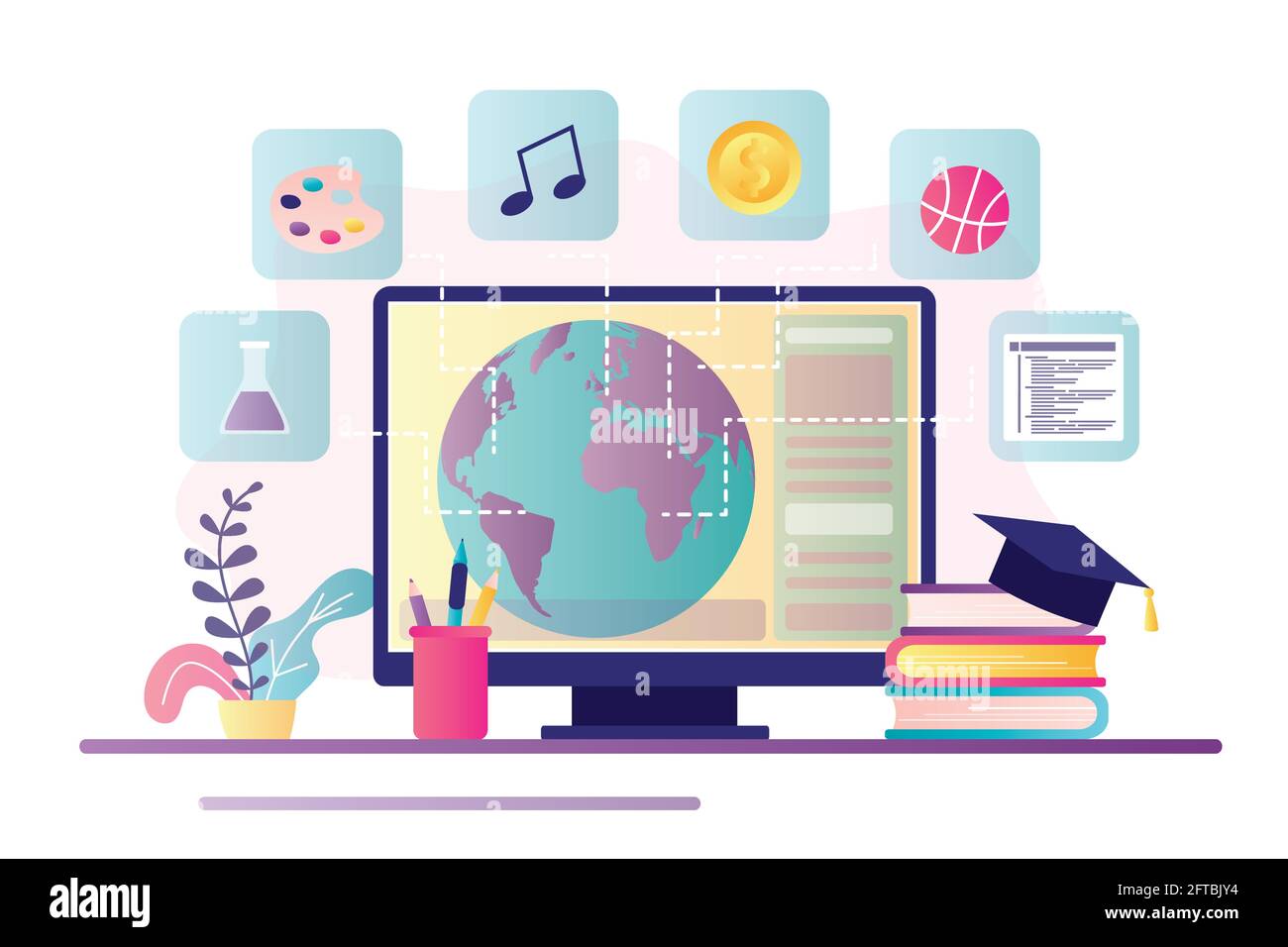 Education in global world Stock Vector Images - Alamy