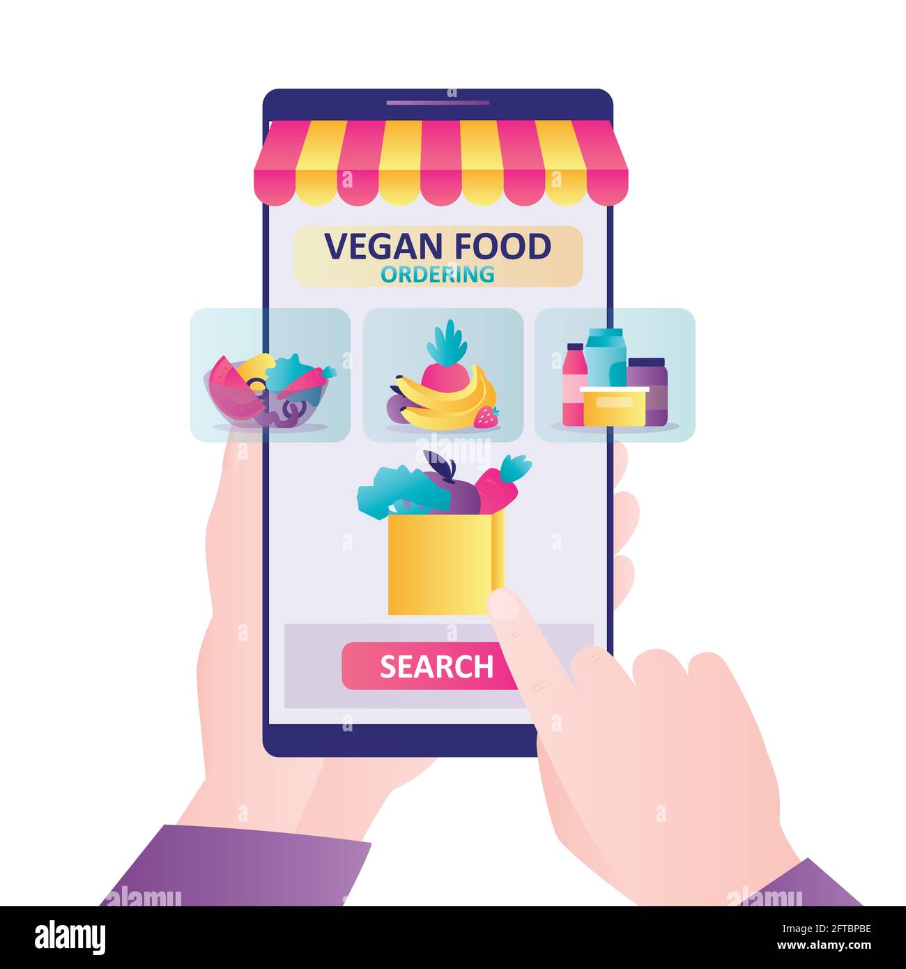 Searching at supermarket Stock Vector Images - Alamy