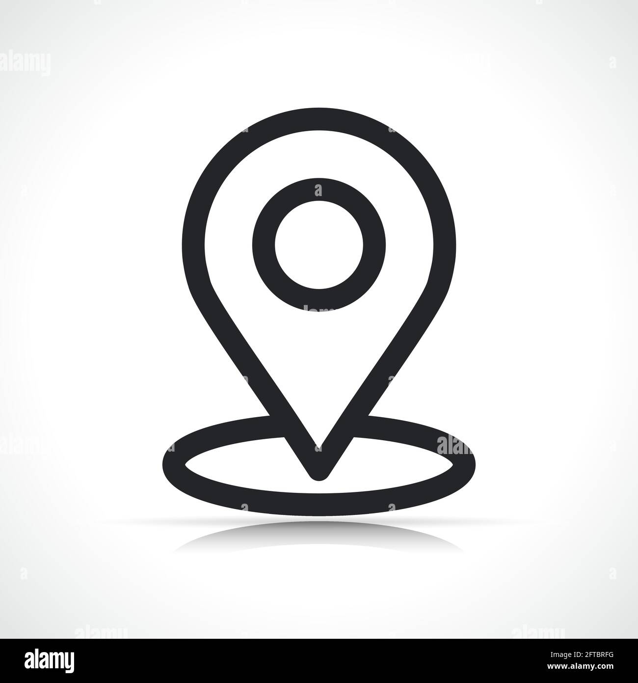 Location pin symbol hi-res stock photography and images - Alamy