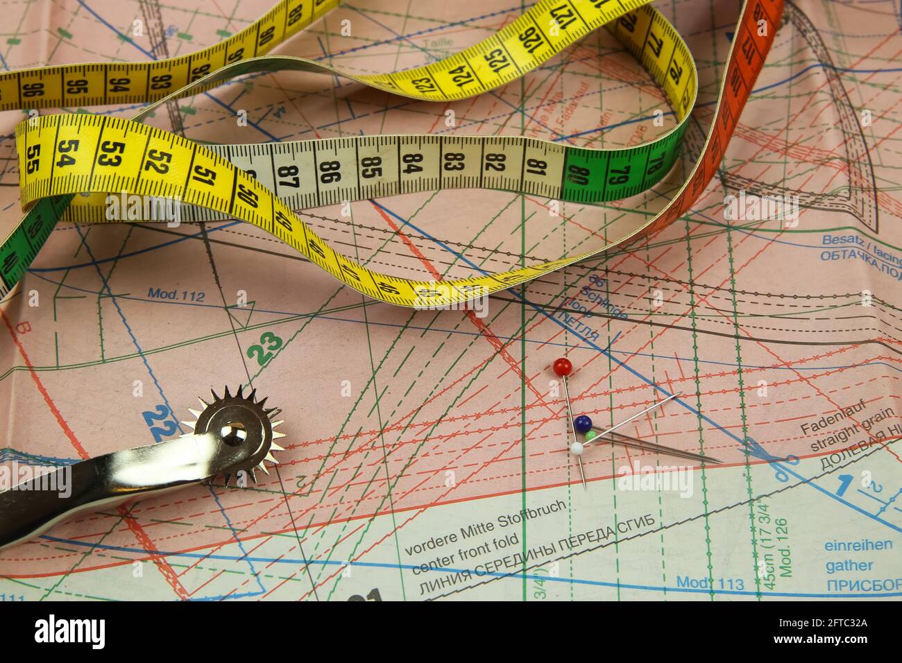 Dressmaking pattern hi-res stock photography and images - Alamy