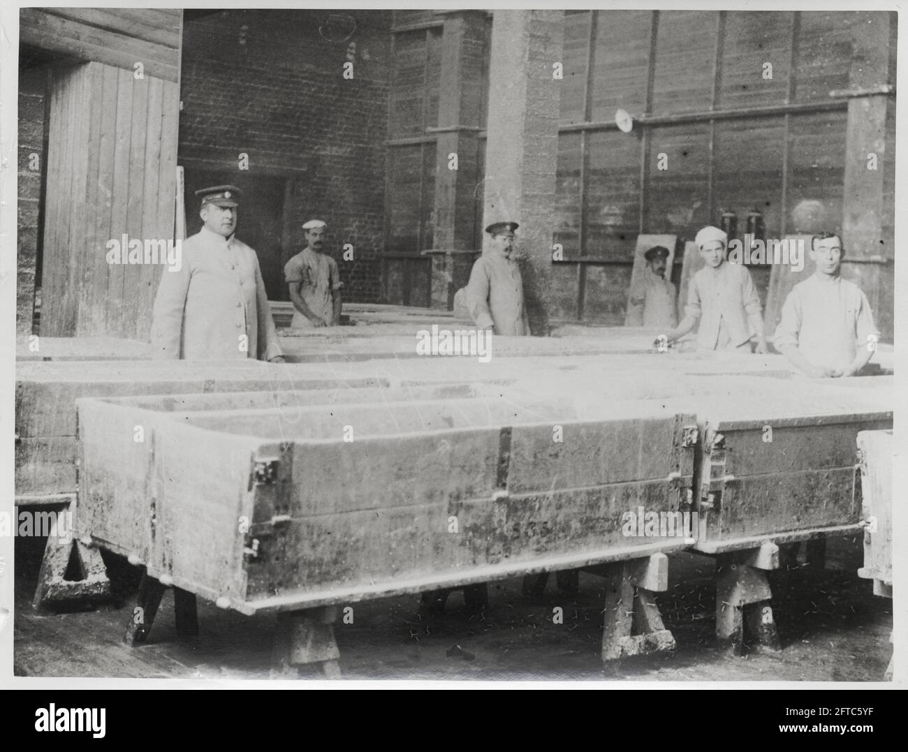 World War One, WWI, Western Front - bakery, where the flour is made ...