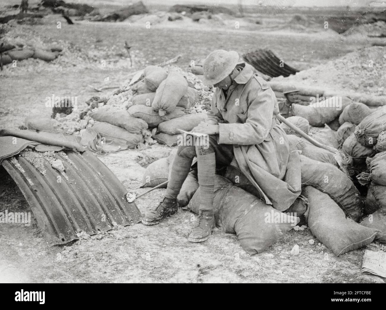 World war i trenches letter hi-res stock photography and images - Alamy