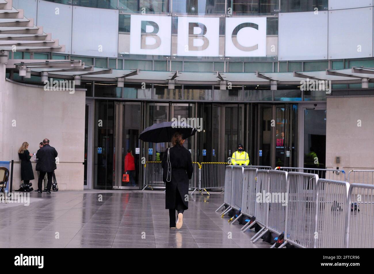London, UK. 21st May, 2021. BBC Broadcasting House on day of scrutiny ...