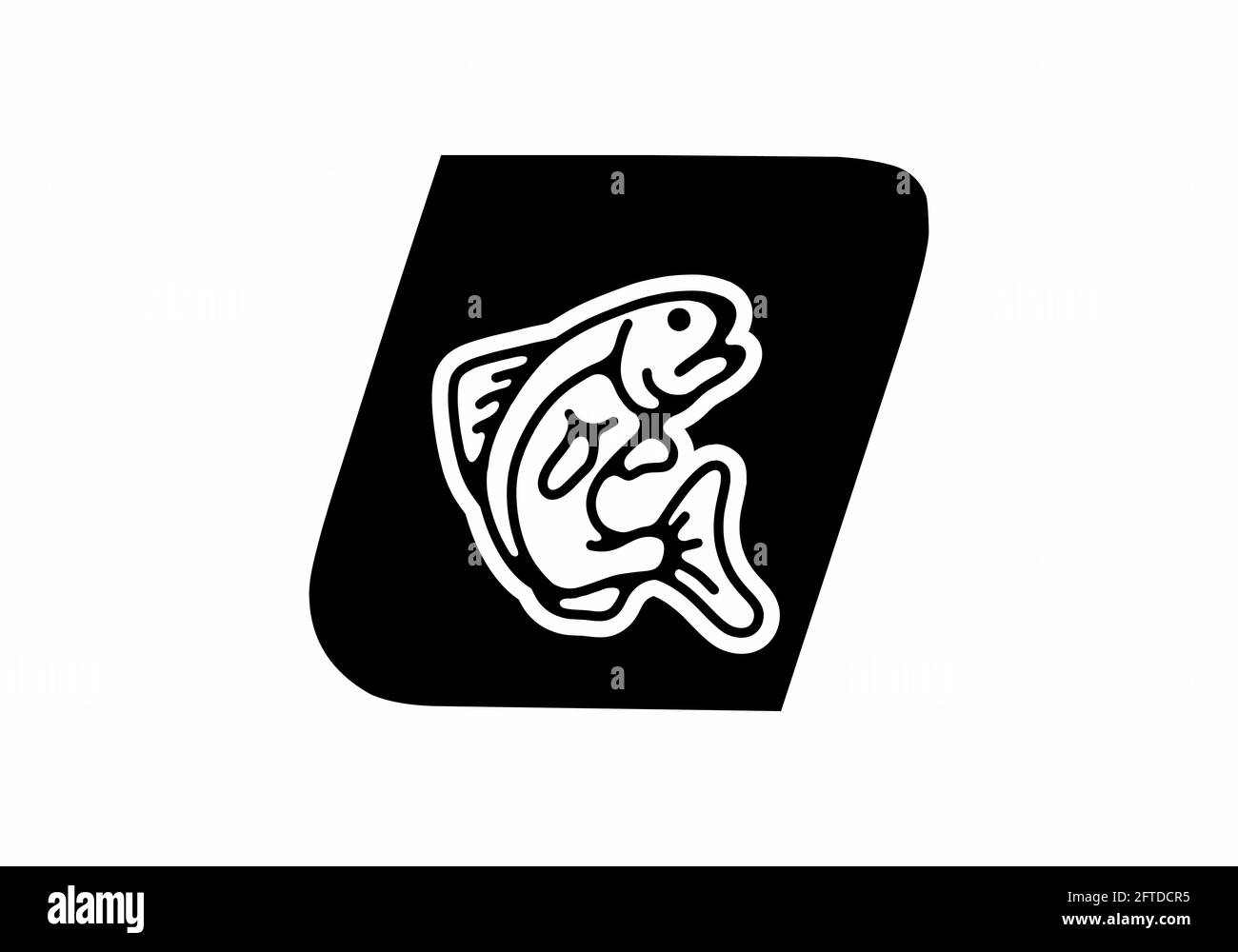 O initial letter with fish design Stock Vector Image & Art - Alamy