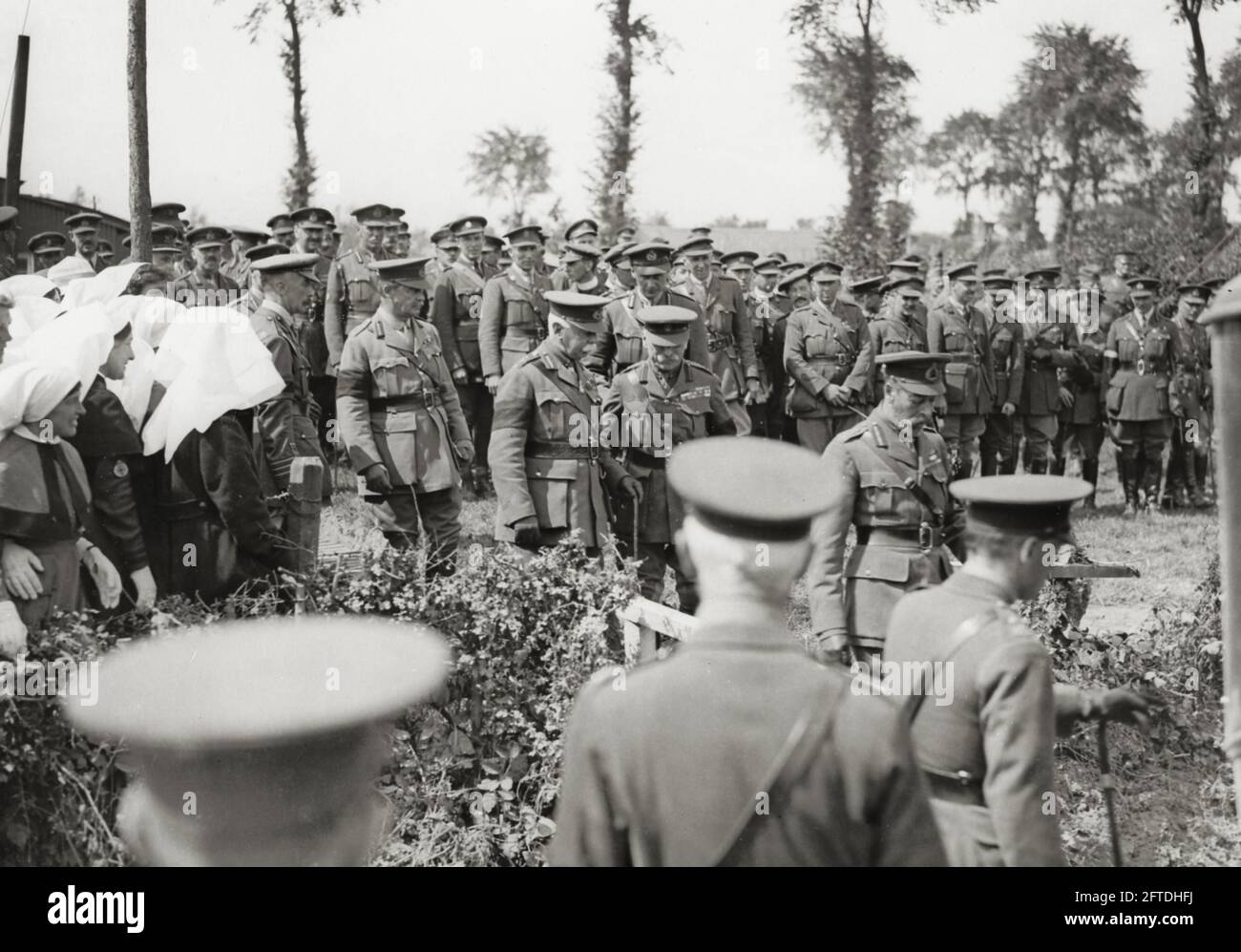 World War One, WWI, Western Front - His Majesty King George V visit to ...