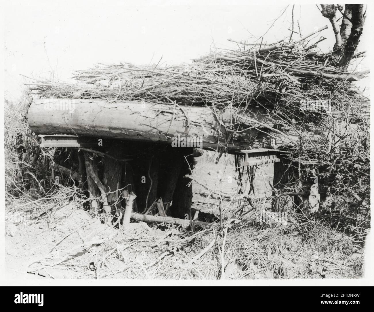 World War One, WWI, Western Front - German gun emplacements in Combles ...